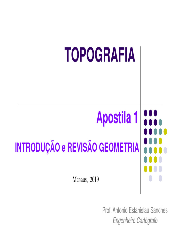 Apostila - 1 - TOPO - Introducao-e-Revisao Geometria | PDF