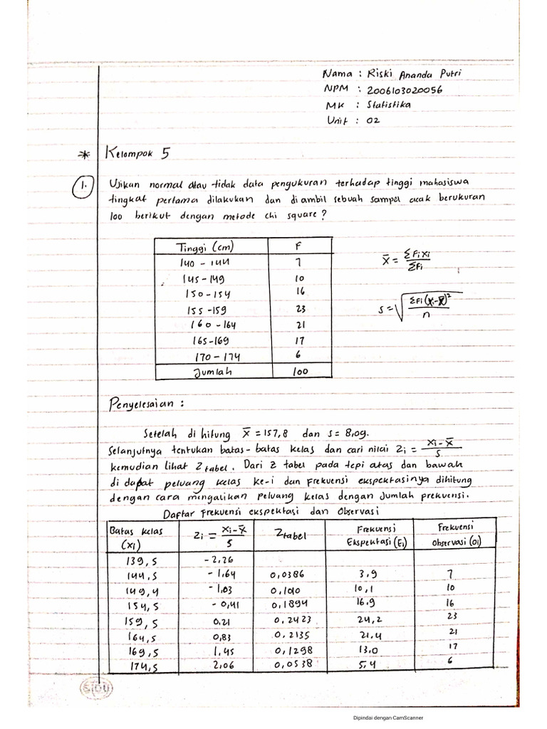 Riski Ananda Putri - 2006103020056 - Soal Dari Kelompok 5 Dan 6 - Tugas ...