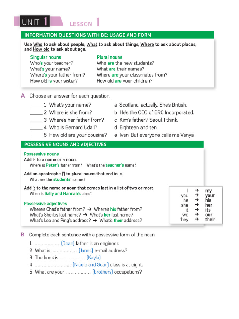TASK_UNIT_1_LESSON_1 | PDF