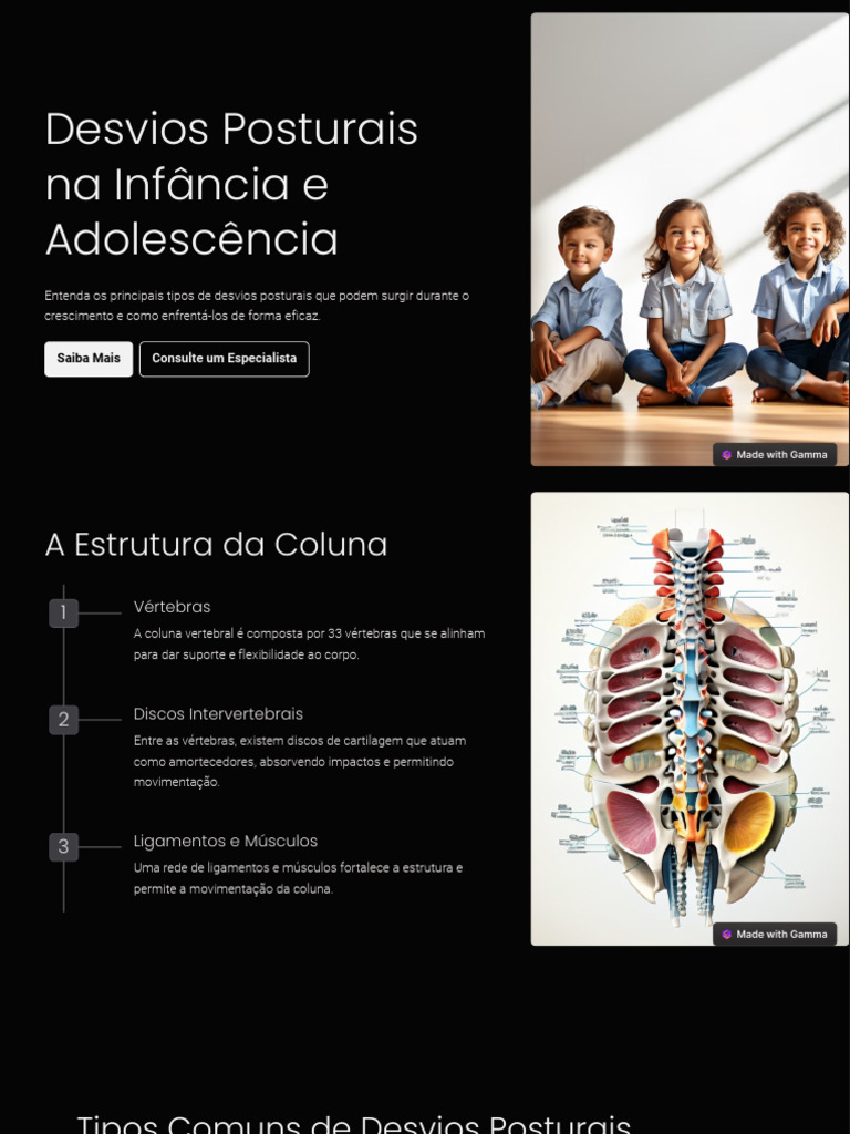 Desvios Posturais Na Infancia e Adolescencia - 240807 - 181142 | PDF ...