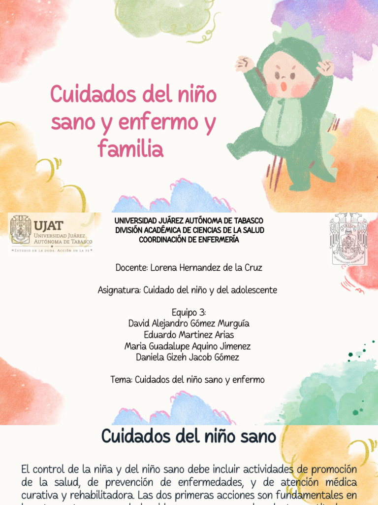 Cuidados Del Niño Sano y Enfermo y Familia | PDF