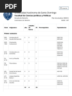 Pensum Licenciatura en Derecho UASD 2024 | PDF | Justicia | Crimen y ...