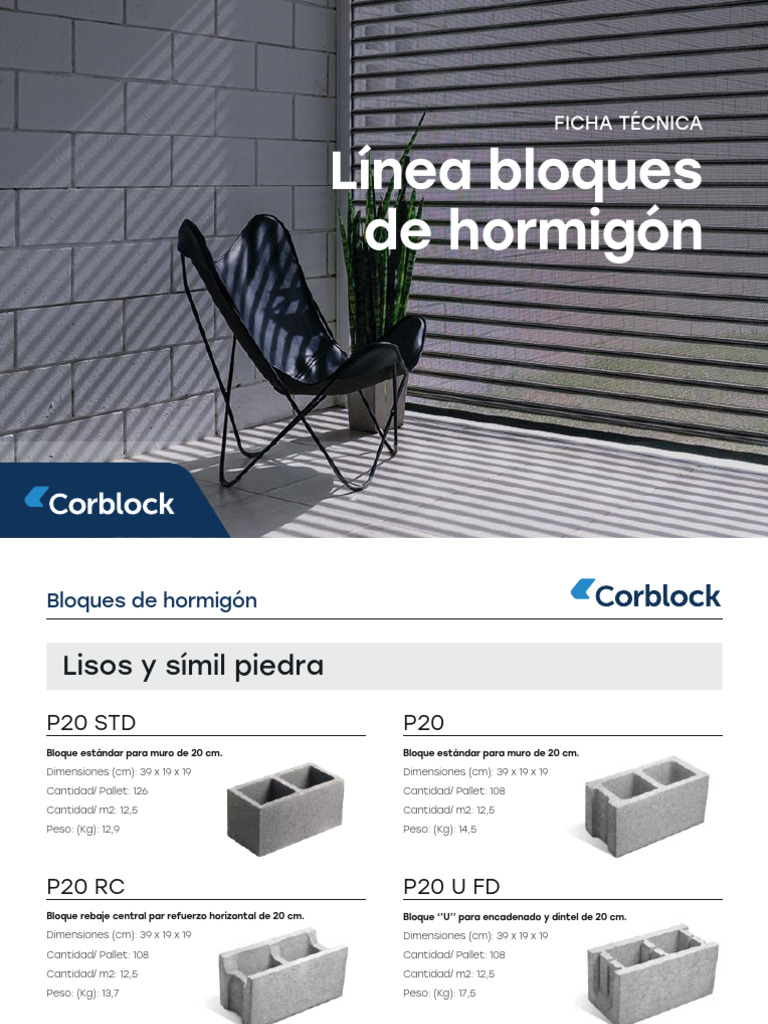 Bloques_Ficha_tecnica_ | PDF