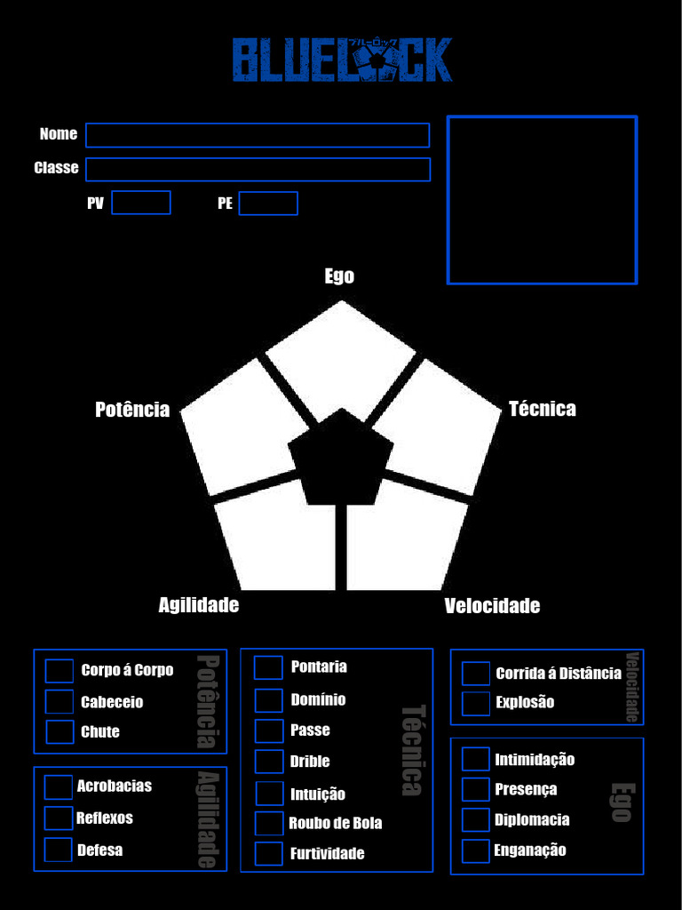 Ficha Blue Lock | PDF
