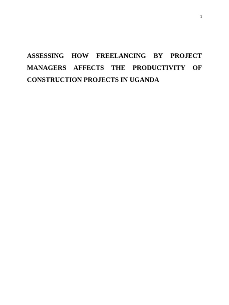 Liz Complete Thesis-1 | PDF | Project Management | Business