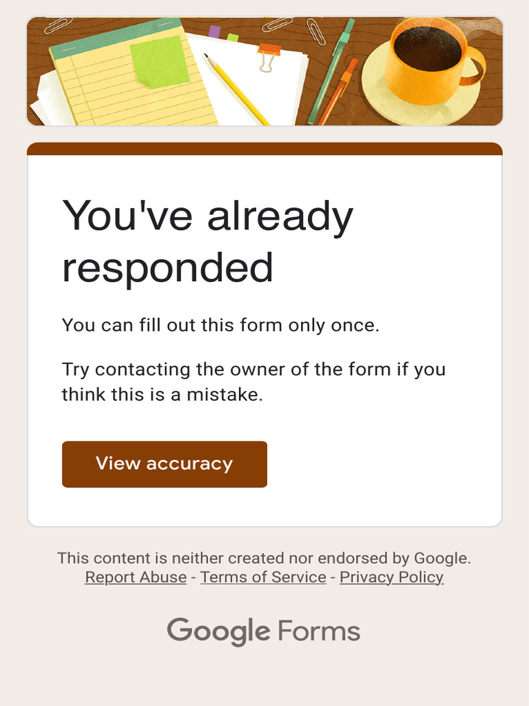 You'Ve Already Responded | PDF