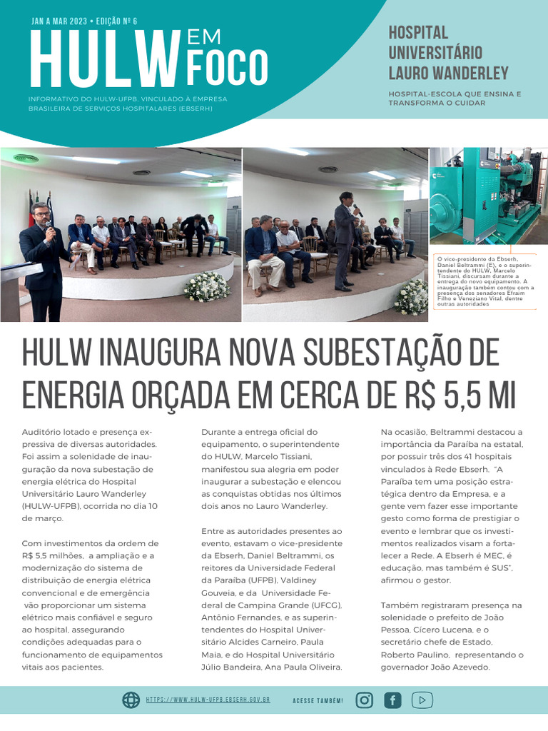 Hulw em Foco - 06 - Jan-Mar de 2023 | PDF