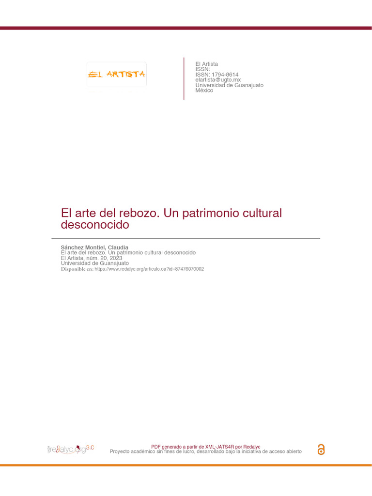 El rebozo: arte y patrimonio cultural | PDF | México | Textiles