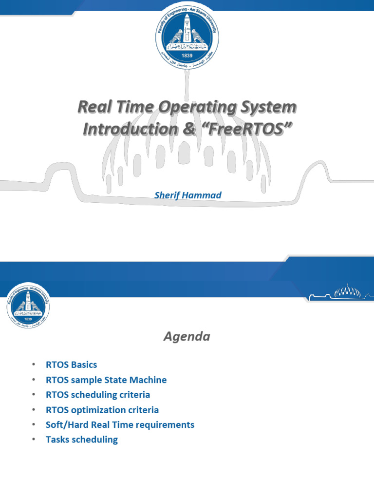 1 Real Time Operating System FreeRTOS Kernel | PDF