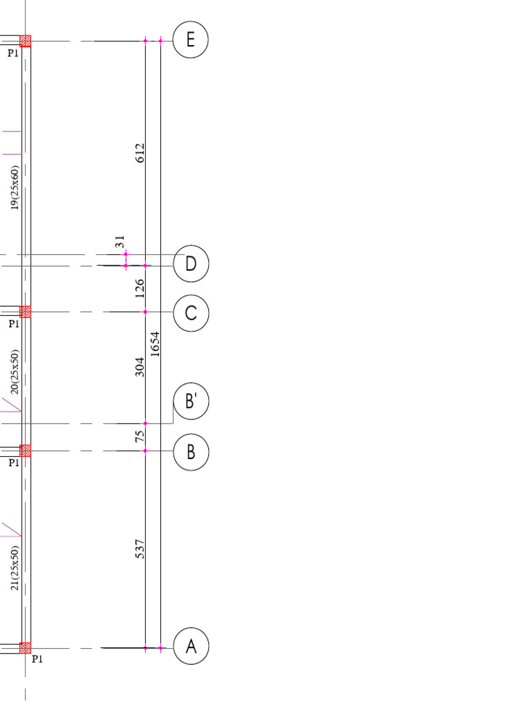 Ba04 - Restaurant Principal - Fondations & PH RDC - Coffrages (2) - Objet | PDF