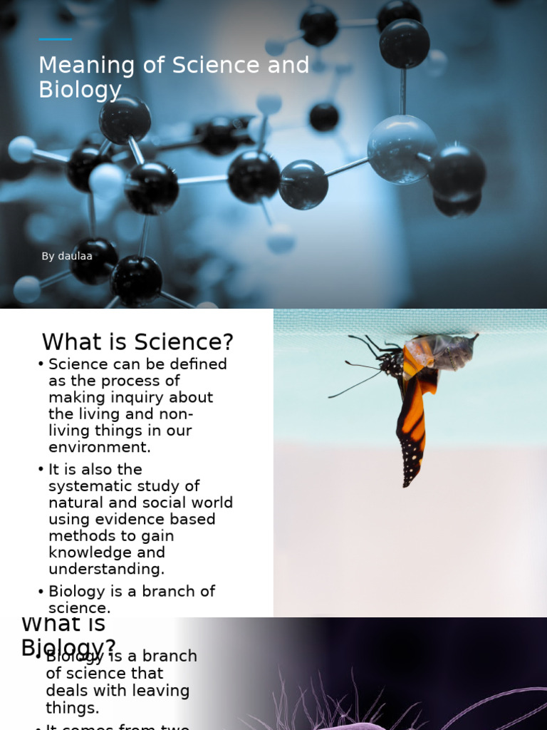 Meaning of Science and Biology | PDF