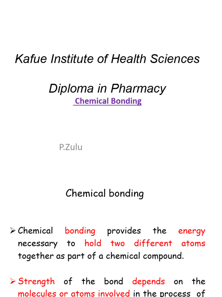 Types of Chemical Bonding | PDF