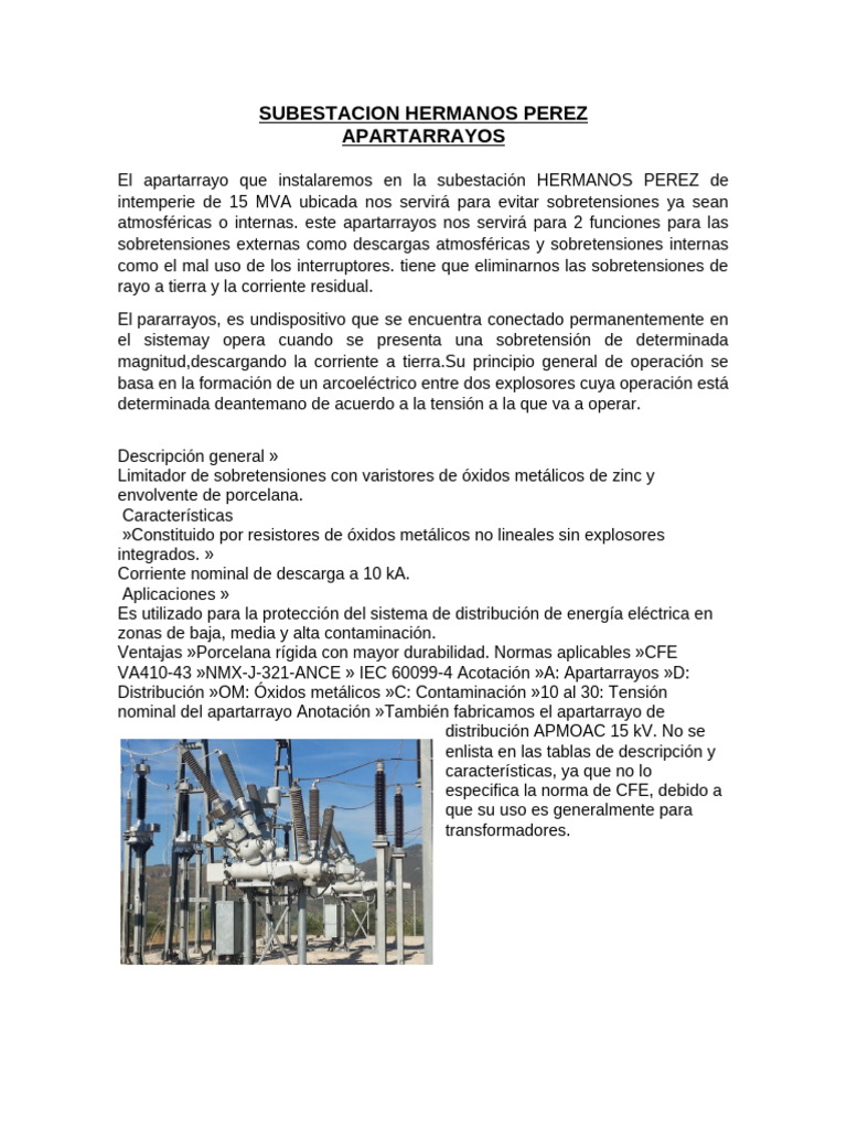 SUBESTACION | PDF | Subestacion electrica | Transformador
