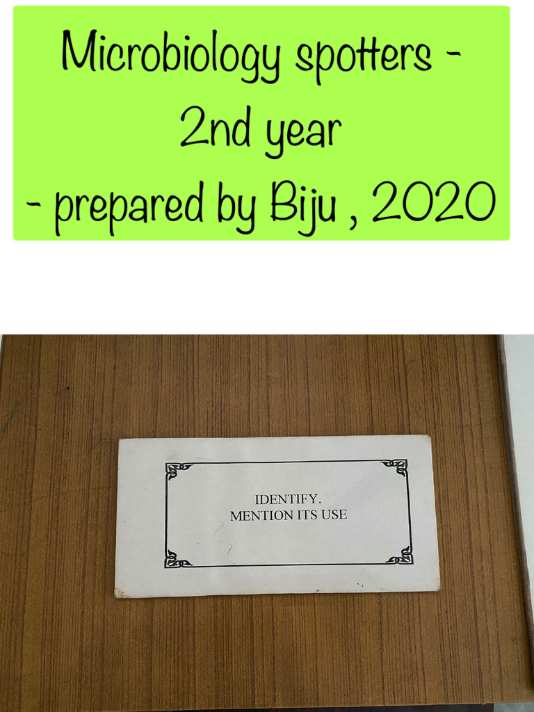 1 Micro Spotters | PDF