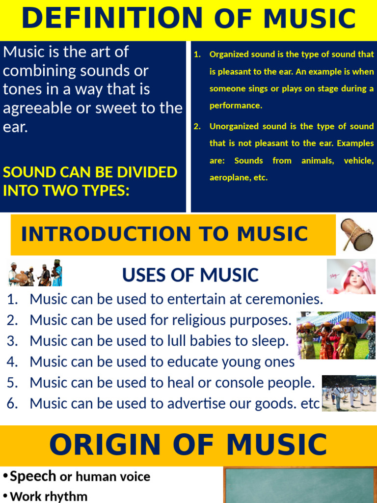 Music Year 7 Revision Slides - Term 1 | PDF