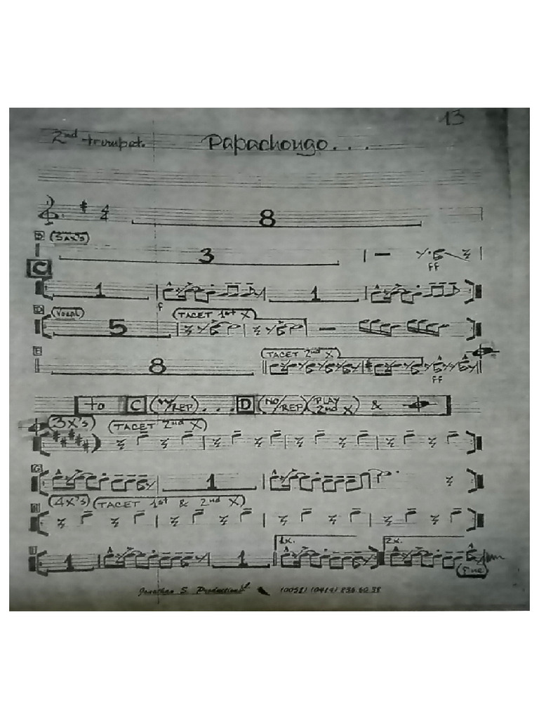 Papachongo Trompeta 2 | PDF
