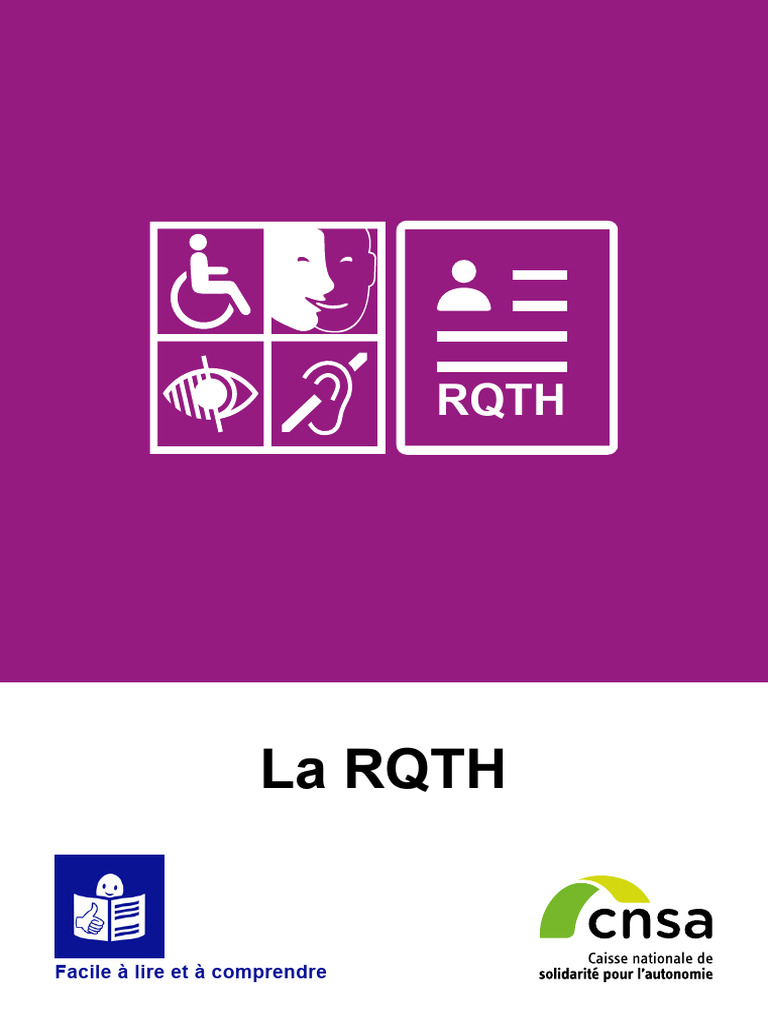Cnsa Fiche Facilealire RQTH | PDF