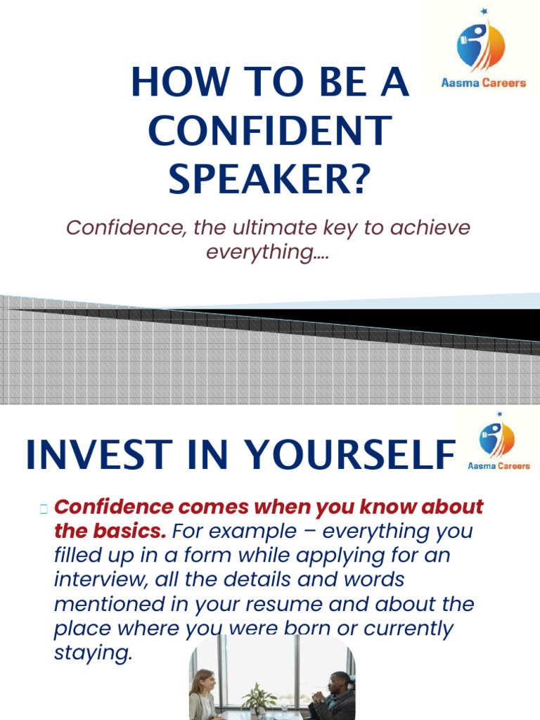 Confident-Speaking-Techniques Research | PDF