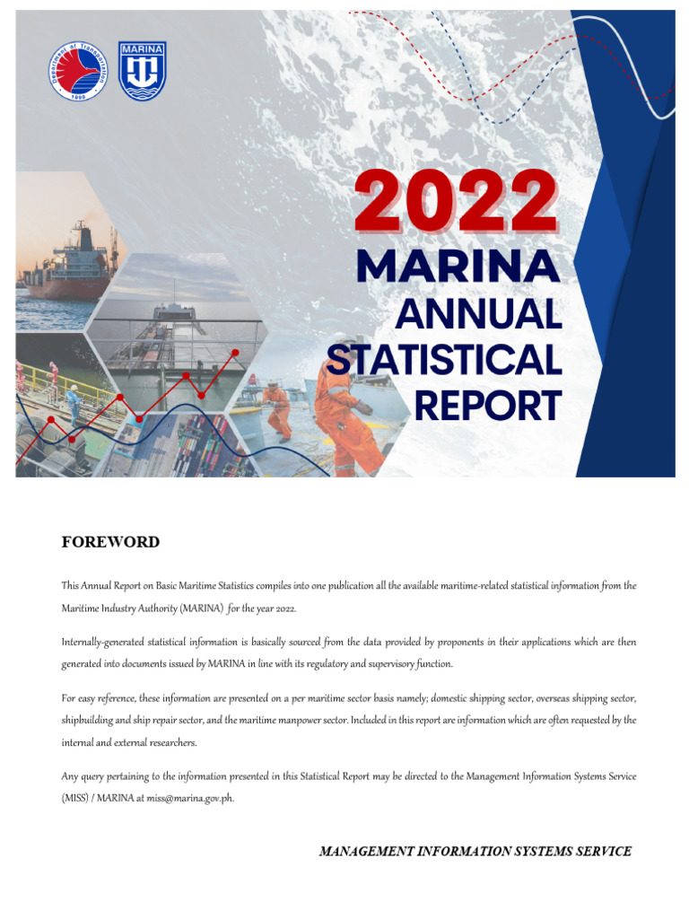 2022 MARINA Annual Statistical Report 1FINAL | PDF