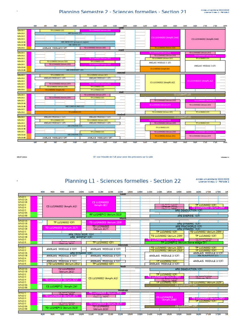 Edt s2 Sciences Formelles | PDF