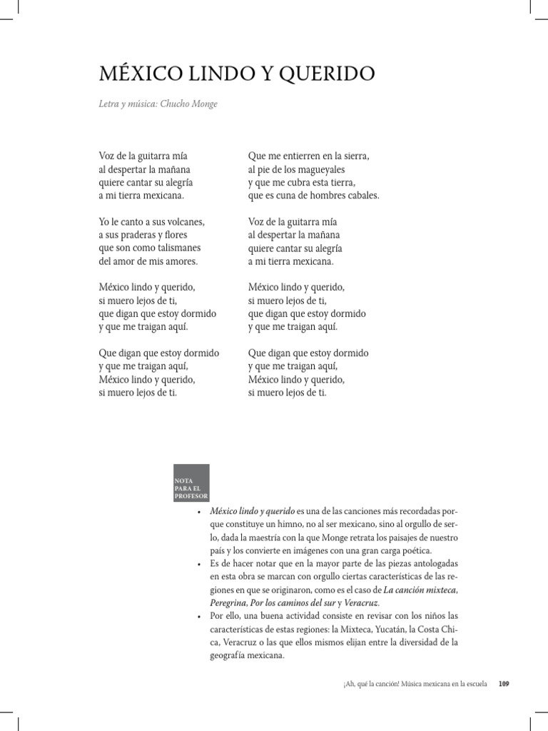 México Lindo Y Querido | PDF