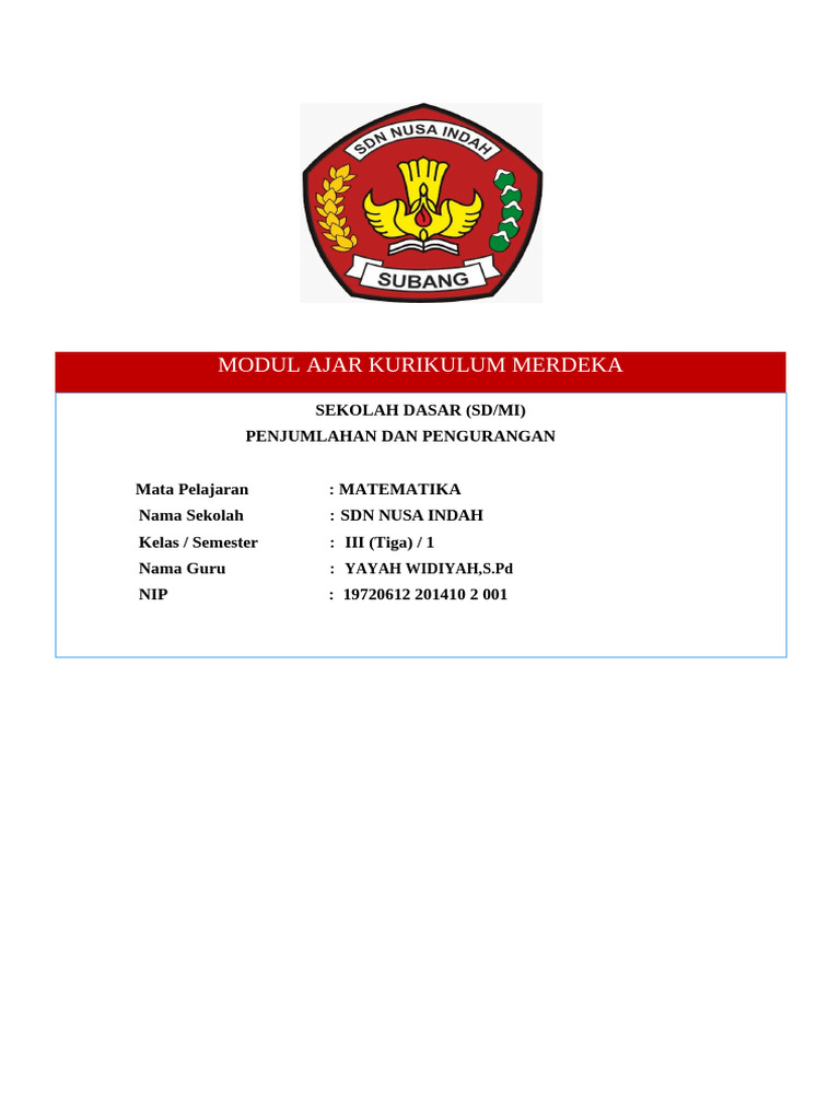 Modul MTK KLS 3 | PDF