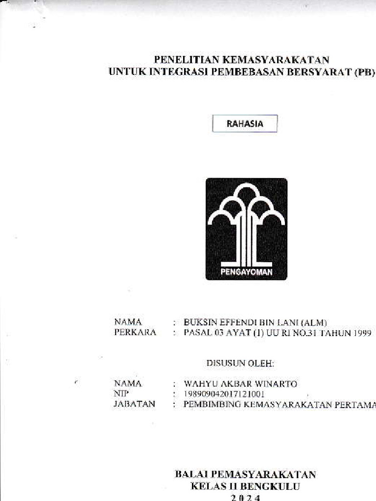 Litmas Dan Rri Buksin | PDF