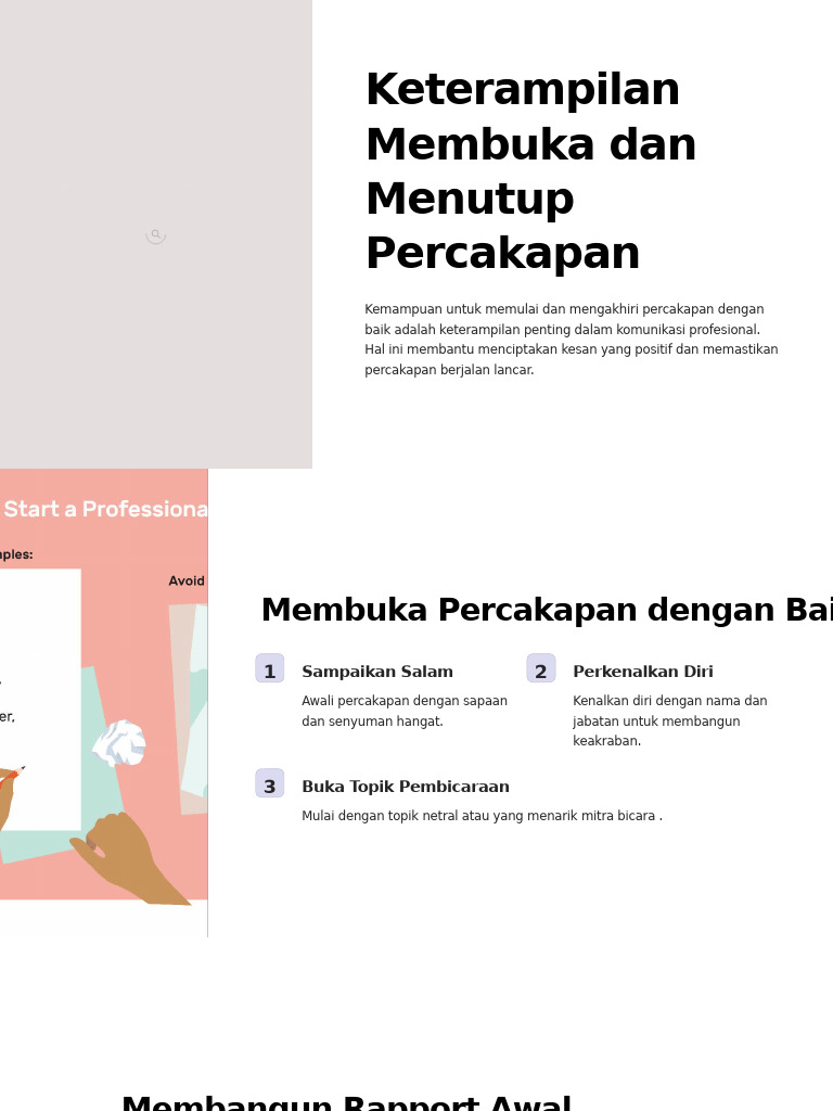 Keterampilan Membuka Dan Menutup Kelompok 1 | PDF