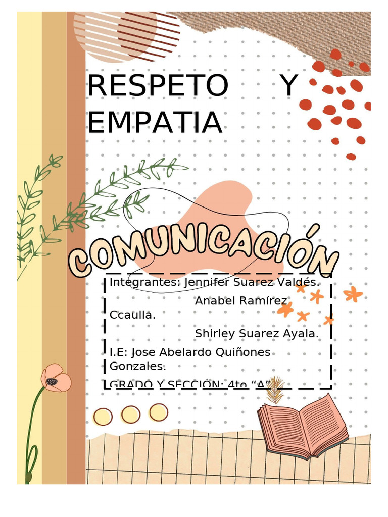El Valor Del Respeto Y La Empatia Pdf