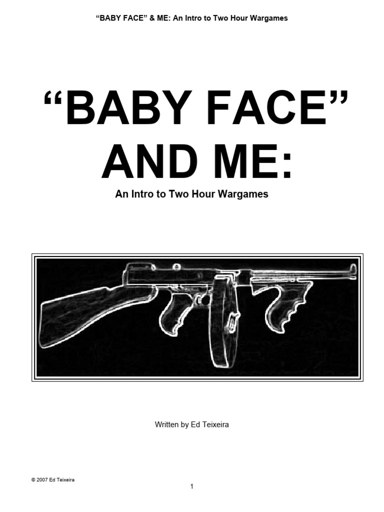 THW - BabyFace and Me - An Intro To Two Hour Wargames | PDF