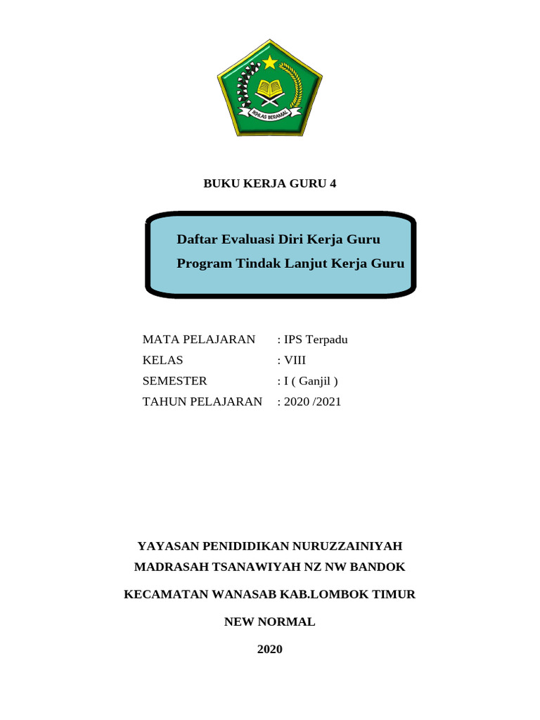 Buku Kerja Guru 4 | PDF