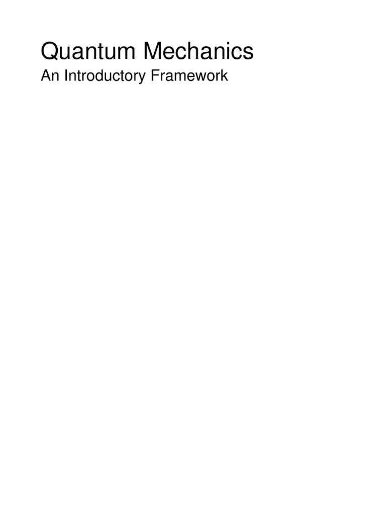 Qunatum 1 Book | PDF | Quark | Quantum Mechanics