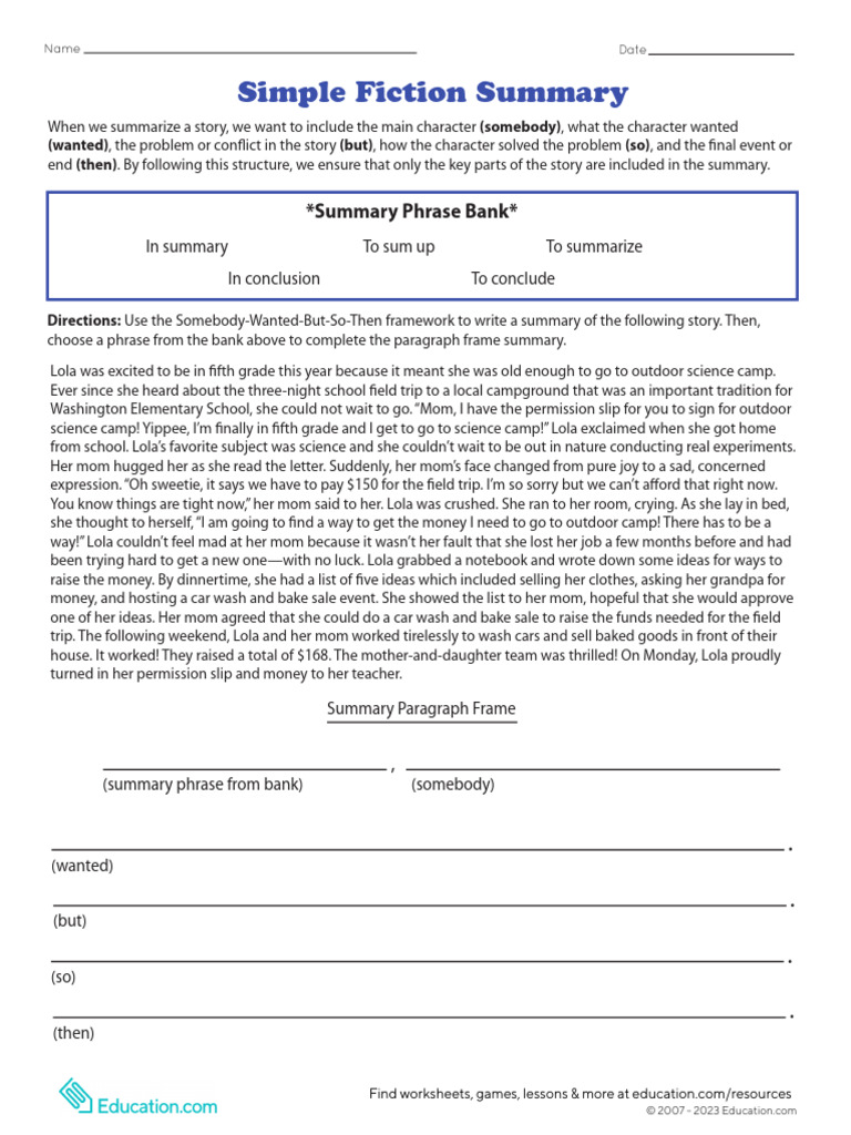 simple-fiction-summary | PDF