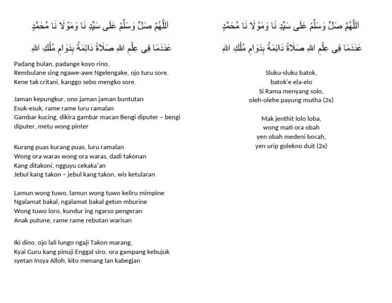 Padang Bulan | PDF