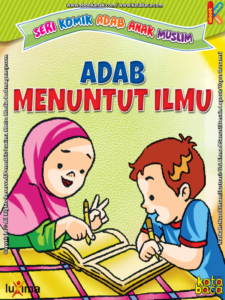 Seri Komik Anak Muslim_Adab menuntut ilmu | PDF