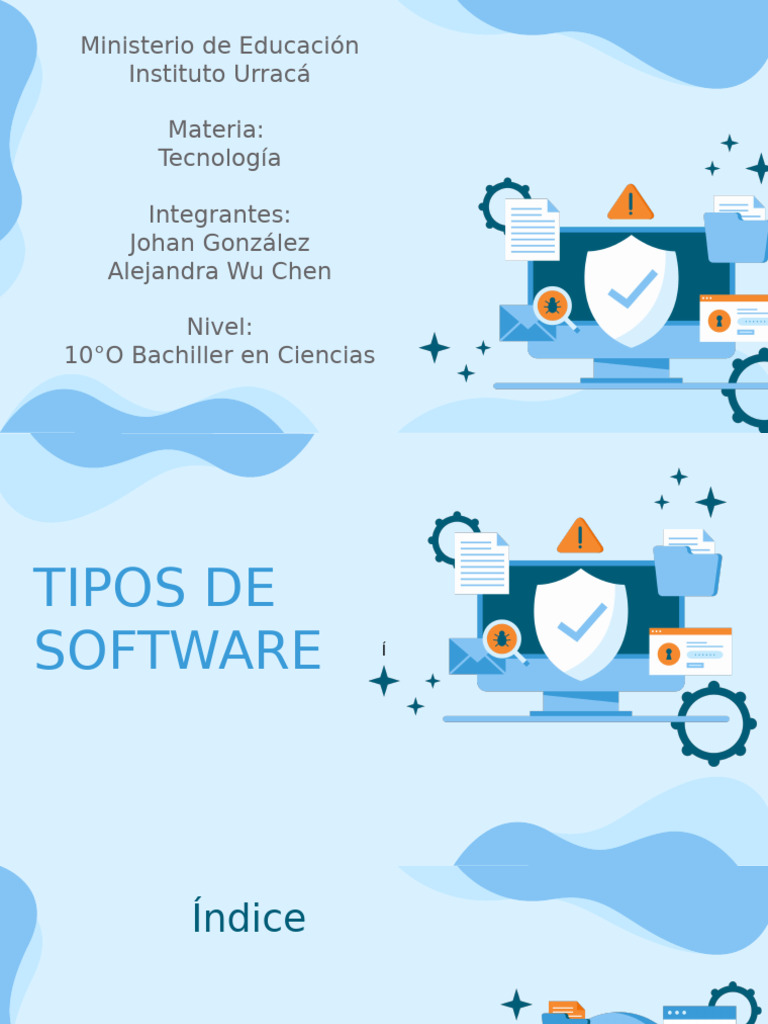 Prueba Trimestral. Tipos de Software | PDF