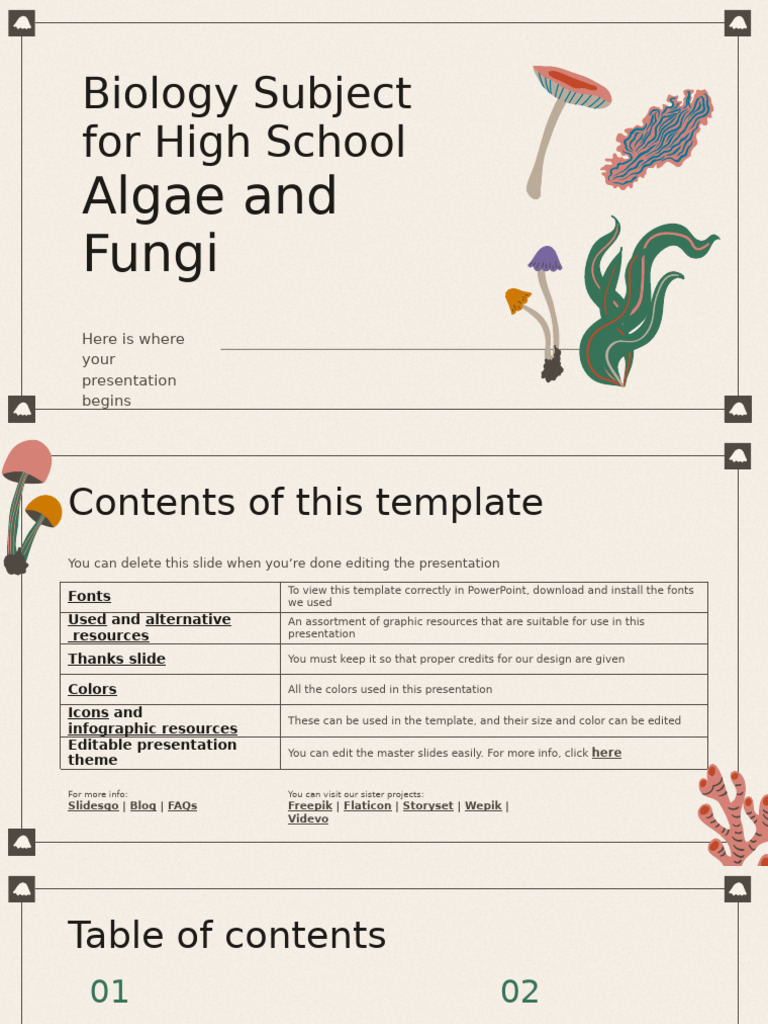 High School Biology: Algae & Fungi | PDF | Planets | Planets In Astrology