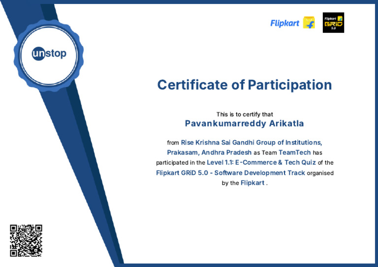 Unstop Flipkart5 | PDF