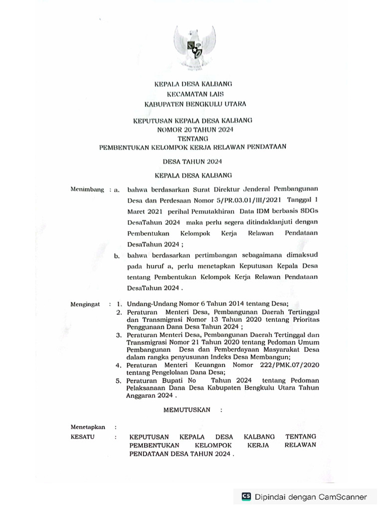 SK SDGs Kalbang 2024 | PDF