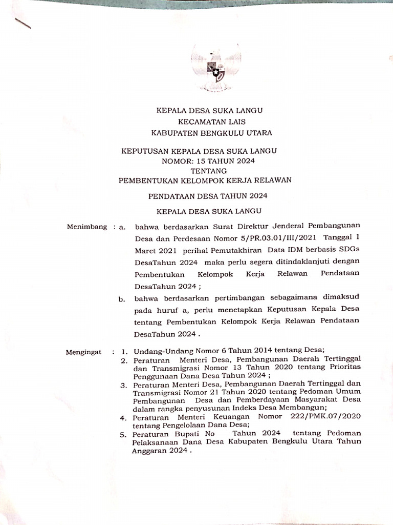 SK SDGs Suka Langu 2024 | PDF