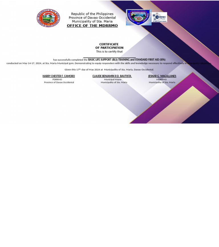 Cert. of Recognition | PDF