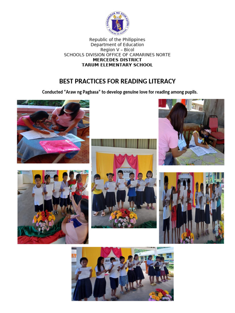 Best Practices For Reading Literacy | PDF