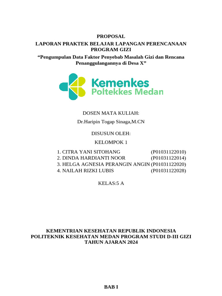 Proposal PPG Kel 1 New | PDF