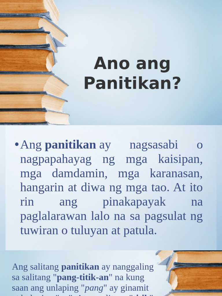 PANITIKAN | PDF