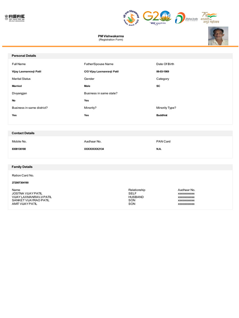 ApplicationForm - MH 001 251386 28321160 | PDF