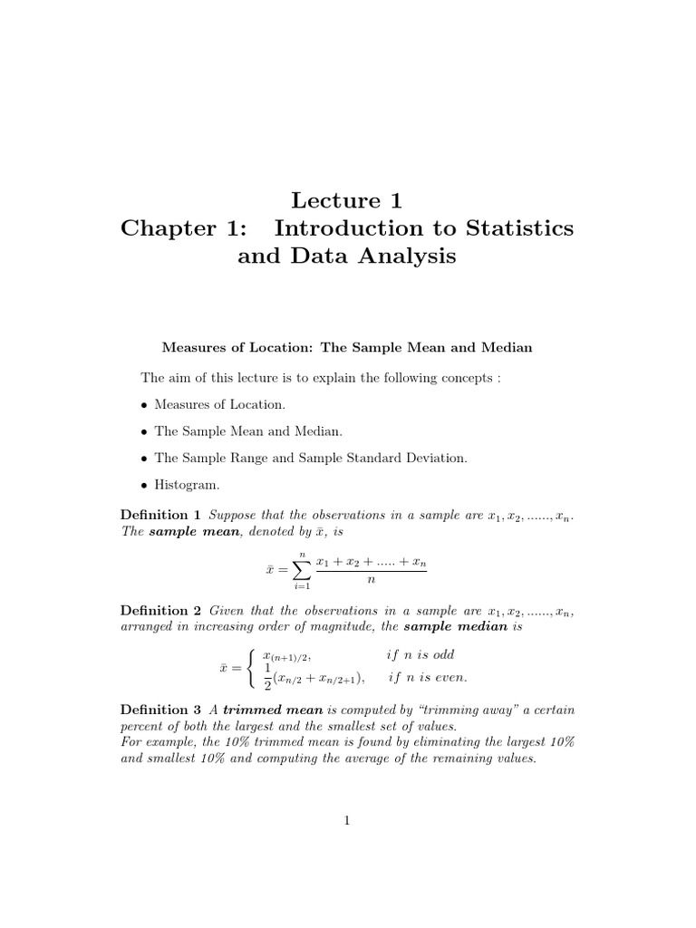 PS Lecture - 1 to 40 | PDF