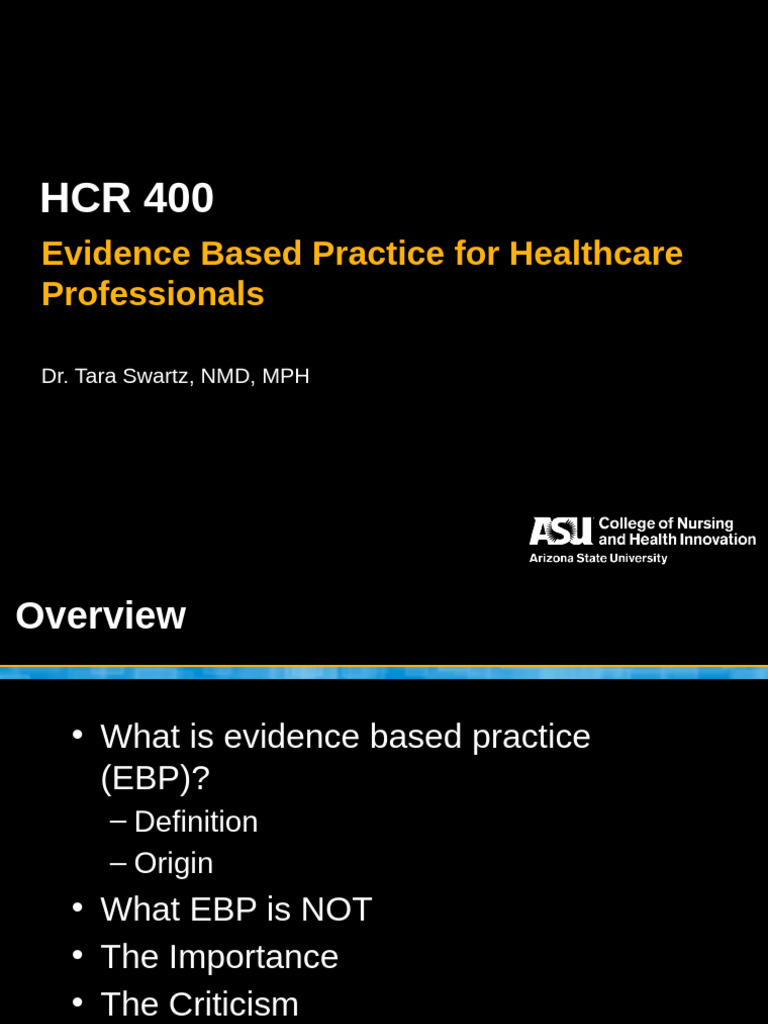 HCR 400 Mod. 1 - PPT 1 | PDF