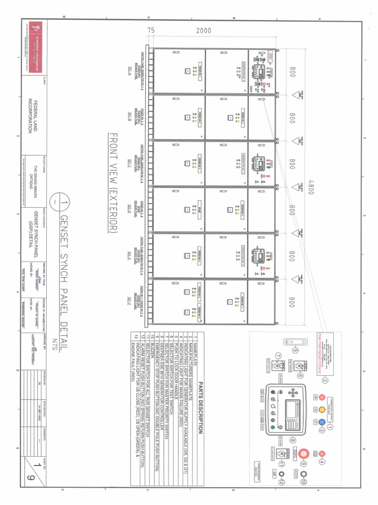 TGMO-CP05a-SUT-006 (Synch Panel Details) A | PDF