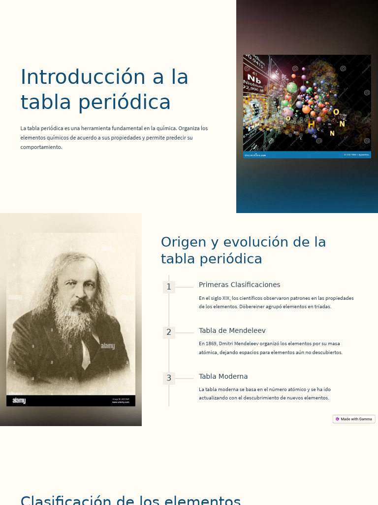 Introduccion A La Tabla Periodica | PDF
