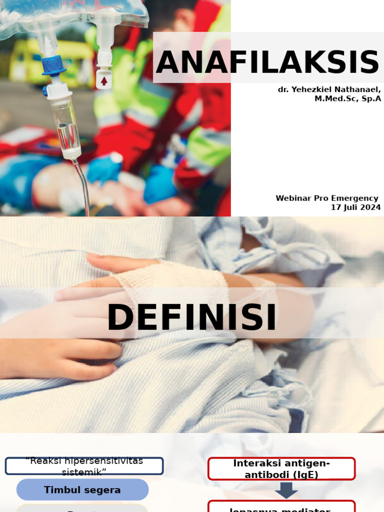 Anafilaksis - Webinar Pro Emergency | PDF
